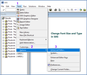 SAS Font type, color, and size change (3 easy examples) - wikitekkee